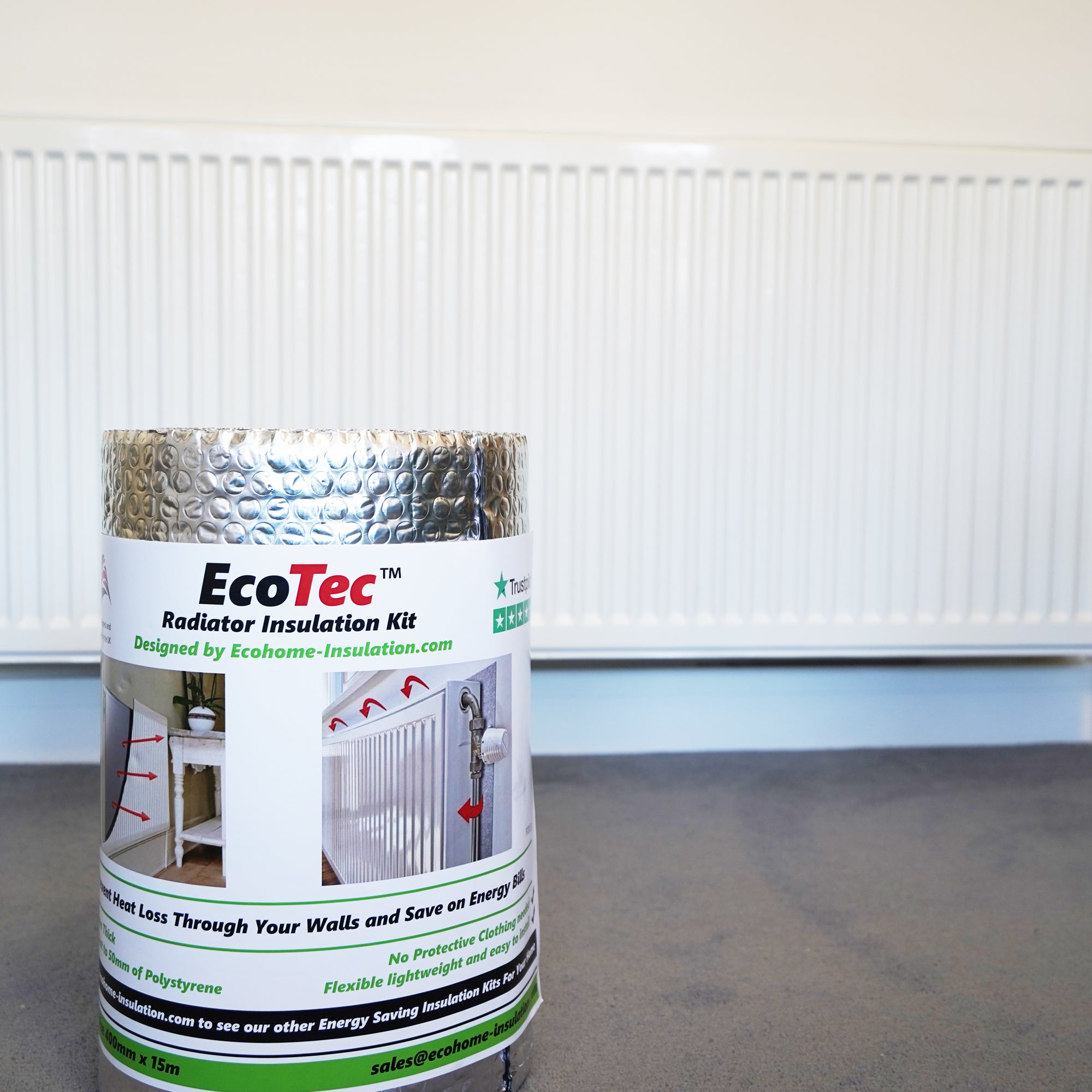 EcoTec Radiator Insulation Kit - For all Radiators in Your Home ...